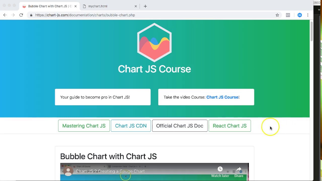 How to create a bubble chart JS
