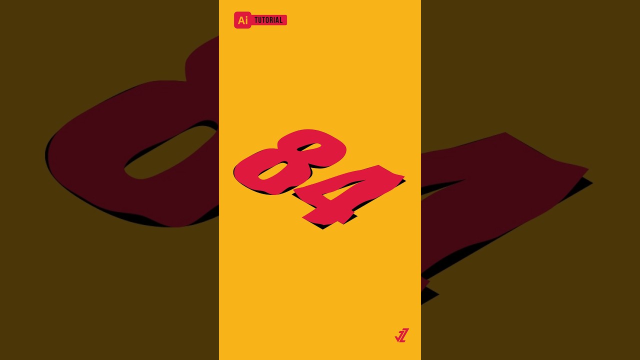 wrinkle text effect in illustrator | wrinkle text | text effect | jzgraphics