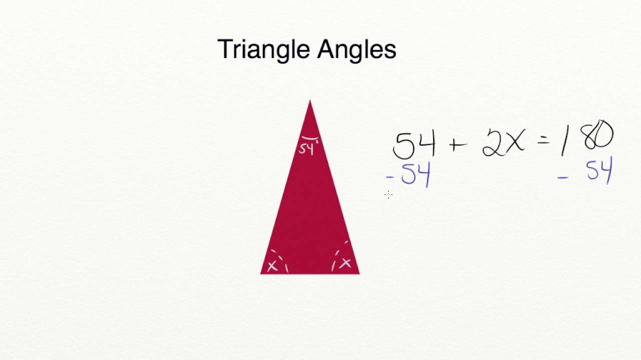 AdaptedMind Math - Triangle Angles Lesson