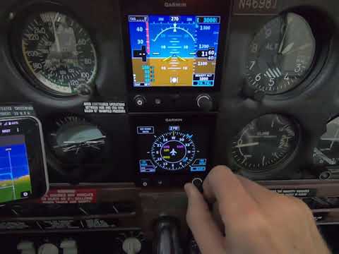 Garmin G5 Attitude Display Indicator (ADI) with Gad 13 and OAT probe Tour