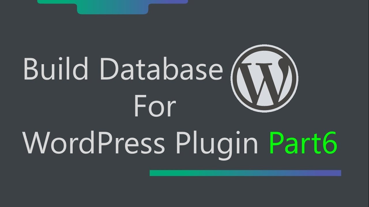 WordPress Plugin Development - How To Update  A Record From Front End In WordPress - Part 6