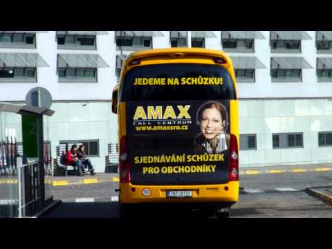 Student Agency odjezd z Prahy do Brna