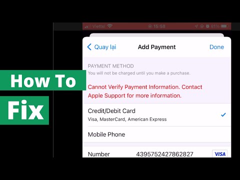 How To Fix Cannot Verify Payment Information Contact Apple Support 2023