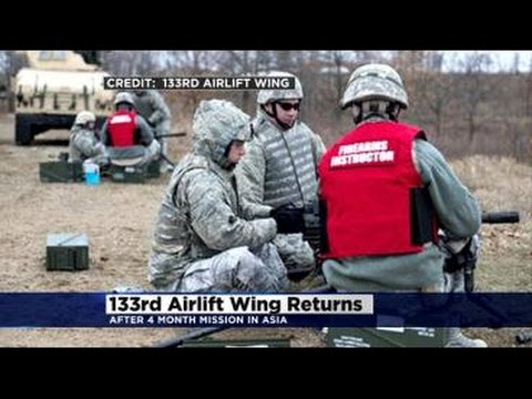 Nat'l Guard's 133rd Airlift Wing Returns To Minnesota