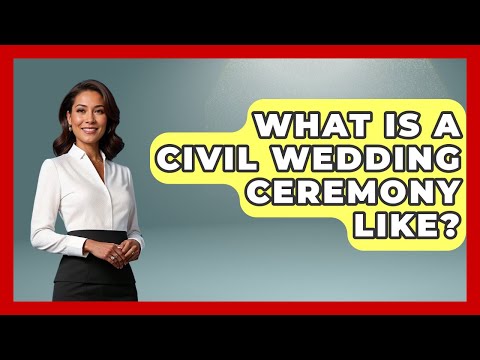 What Is A Civil Wedding Ceremony Like? - Anthropology Insights