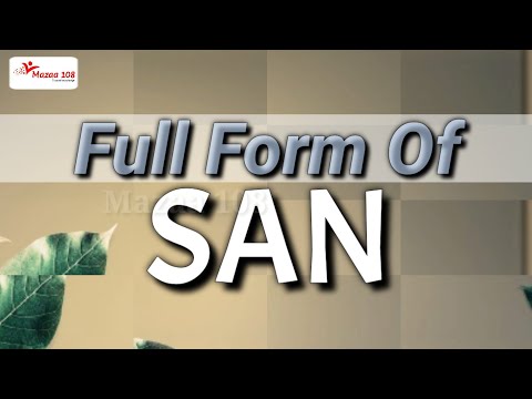 full form of SAN | SAN stands for | SAN Means | Information Technology | Mazaa 108 | #Mazaa108