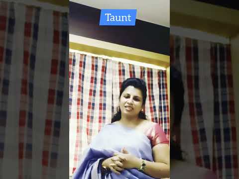 Taunt #vocabulary #english #taunting #taunts