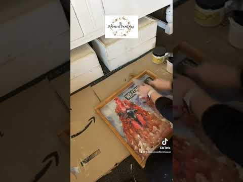 Using Roycycled Treasures Farm Animals Decoupage Paper
