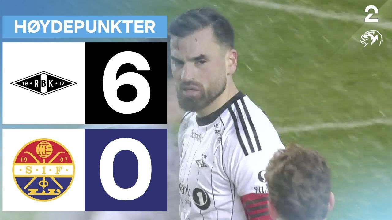 Rosenborg 6 - 0 Strømsgodset - Høydepunkter