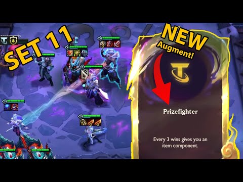 I got infinite items with the new augment Prizefighter |TFT SET 11 PBE