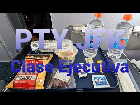 😷 PTY JFK Copa Airlines ☆ Clase Ejecutiva▪︎Servicio a bordo ☆ Ciudad de Panamá ✈ Nueva York JFK 🌡