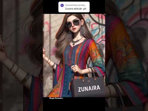 Zunaira name request done | Apny Naam ki video banwany ky liye comment krein #shuglianimation