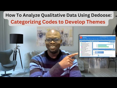How to analyze qualitative data using Dedoose: Categorizing codes to develop themes
