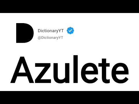 Azulete Meaning in English