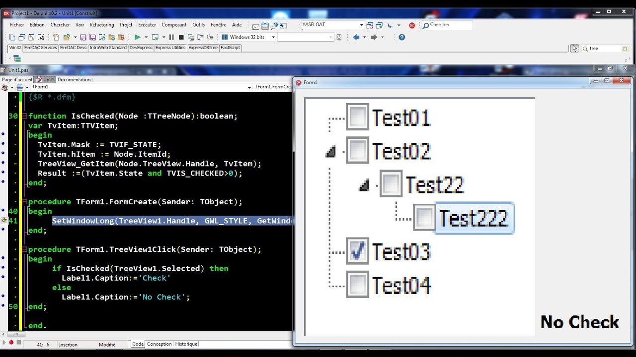 Delphi Trick 007 - CheckBox in TreeView