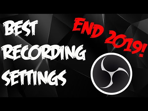 Best OBS Recording Settings For High End PC'S 4k & 1080p 60FPS NO LAG 2019-2020 GUIDE!