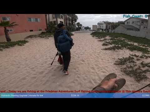 Surf Fishing Sunset Beach LIVE! At Friedman Adventures Family Surf Fishing & Beach Adventure
