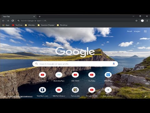 How To Change Google Chrome Background Wallpapers In Windows 10, 2019
