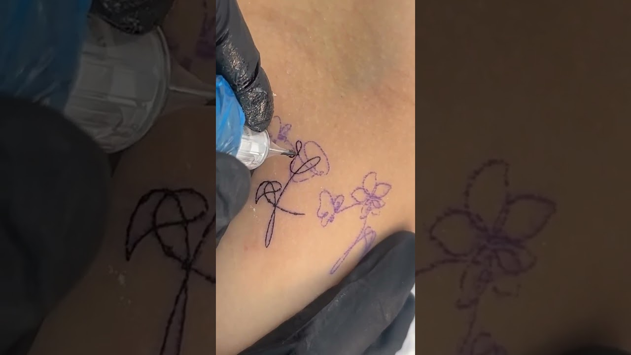 Faça lindas Mini tattoos em Fine LINE usando o seu Dermógrafo  #dermografo #micropigmentacao