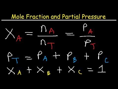 Mole Fraction and Partial Pressure - Chemistry Problems