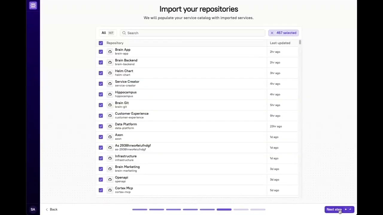 Onboarding with Cortex