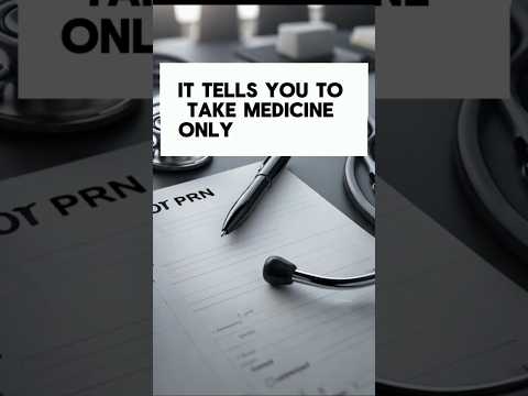 What does PRN mean?#medicationmanagement#clinicalpractice #shorts