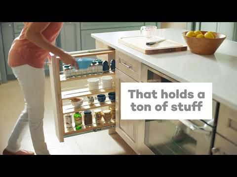 Pull-Out Base Kitchen Cabinet Filler
