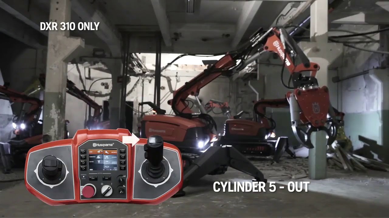 Husqvarna DXR User Guide Introduction - Demolition Robot Series