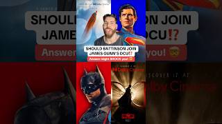 SHOULD THE BATMAN JOIN THE DCU⁉️