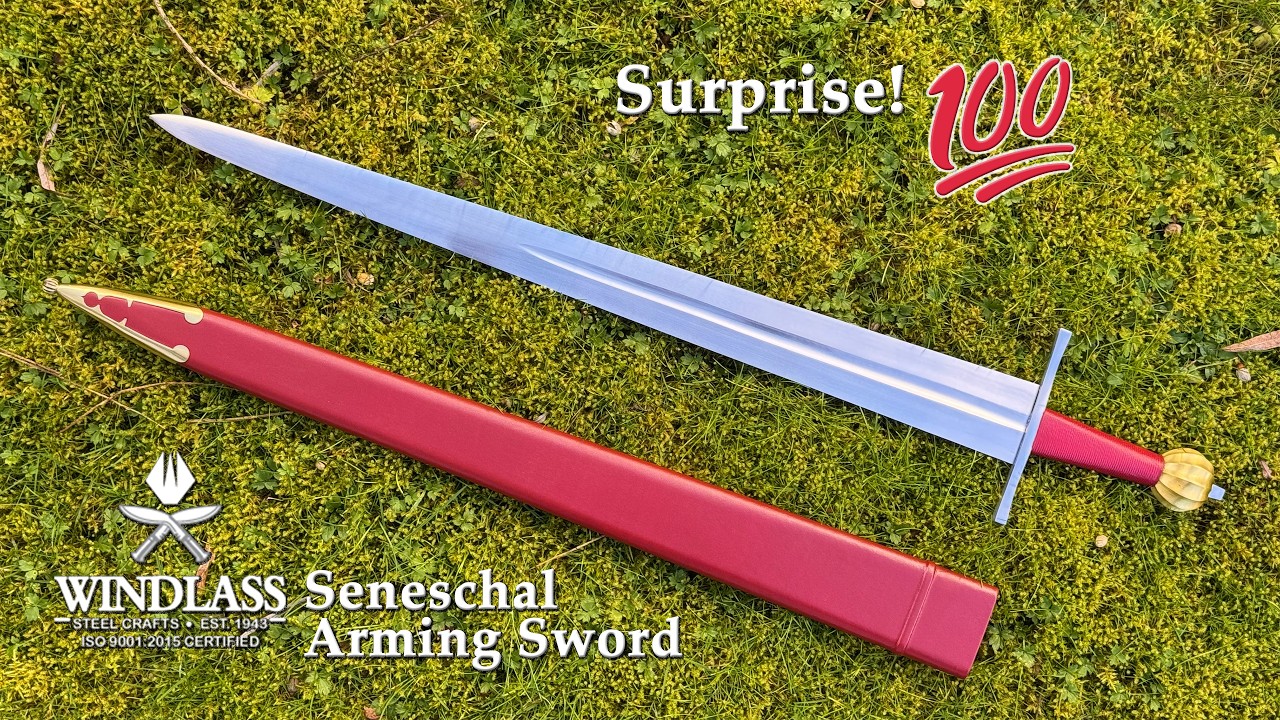 Windlass Seneschal - A Must-Have Museum Sword Reproduction, Arming Sword Test Cutting & Review