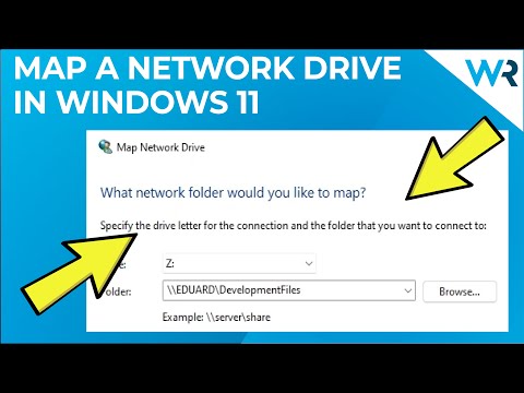 How to map a network drive in Windows 11