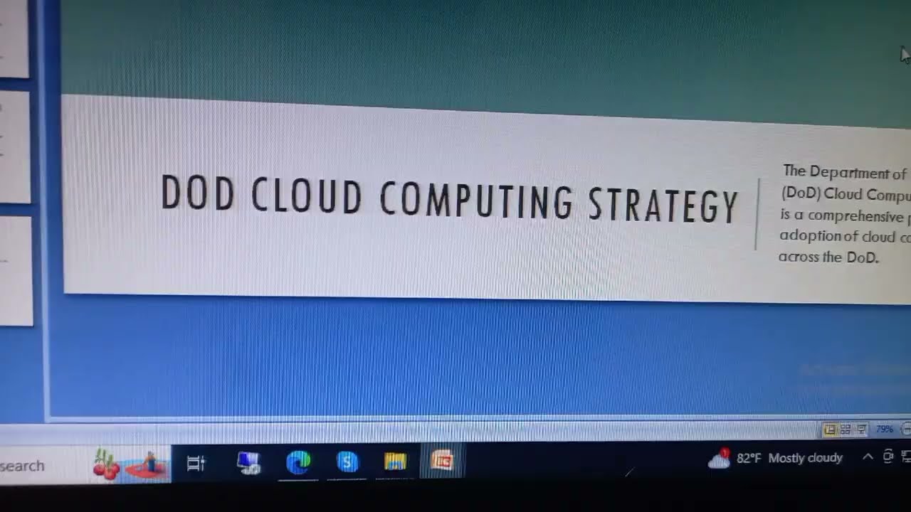 DoD Cloud Computing Strategy
