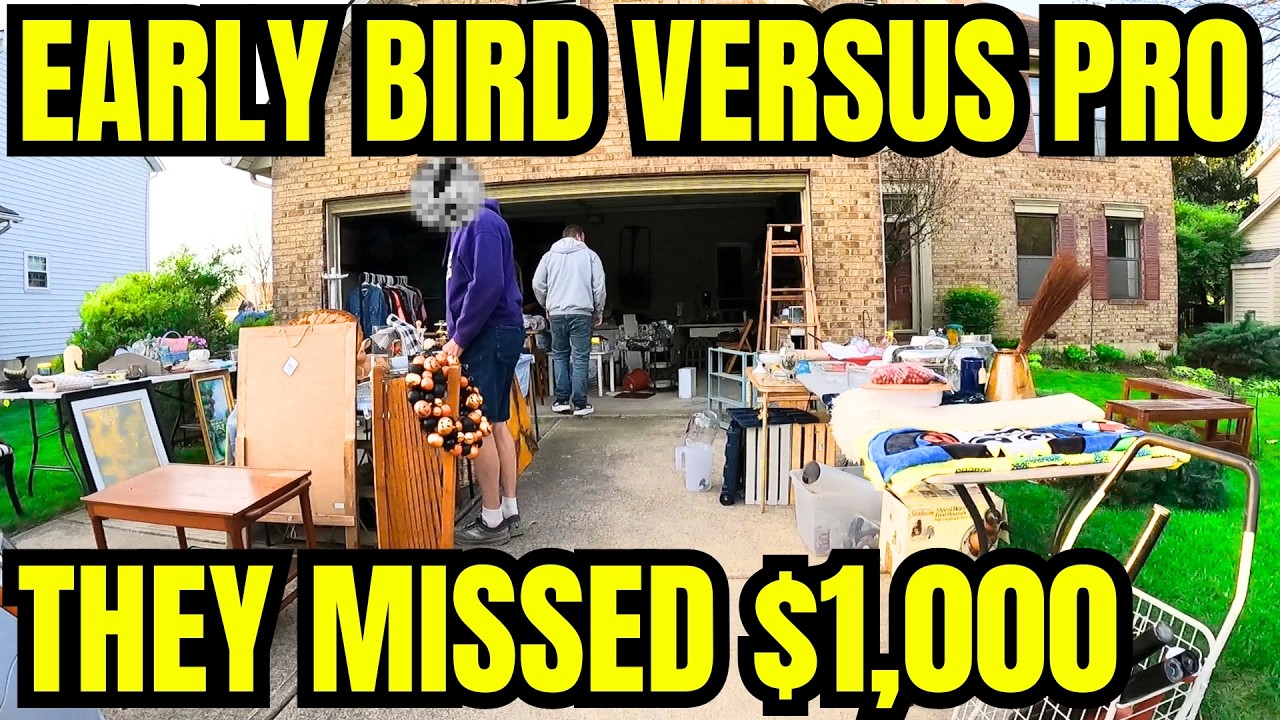 EARLY BIRDS MISS $1,000 AT THIS AMAZING YARD SALE