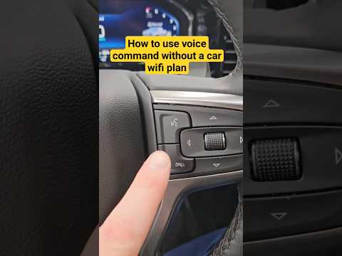 How to Use Voice Command without Buying a Plan GM Vehicles