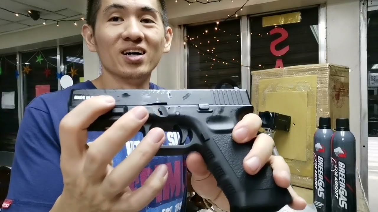 Kjwork KP17 Airsoft Gas Blowback Pistol for Sir Dennis of Cavite