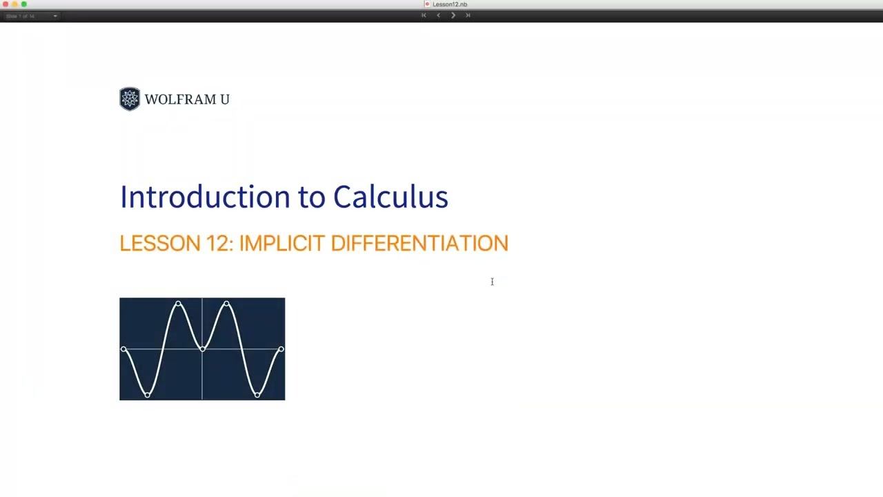 Implicit Differentiation