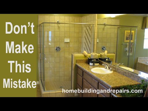 Watch This Video Before Building Your New Shower - Building Code Minimum Measurements