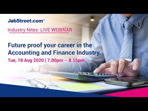 JobStreet.com’s Industry Nites: Future Proof Your Career In The Accounting and Finance Industry
