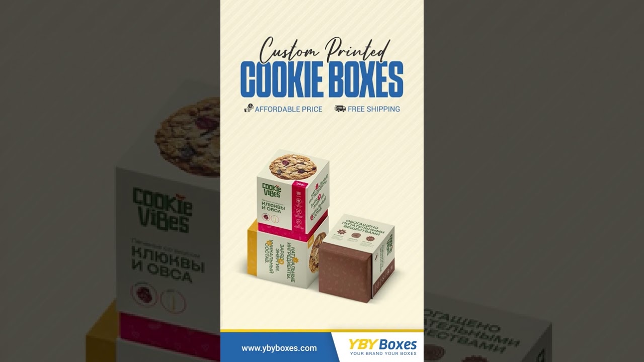 Impress customers with our custom cookie boxes.