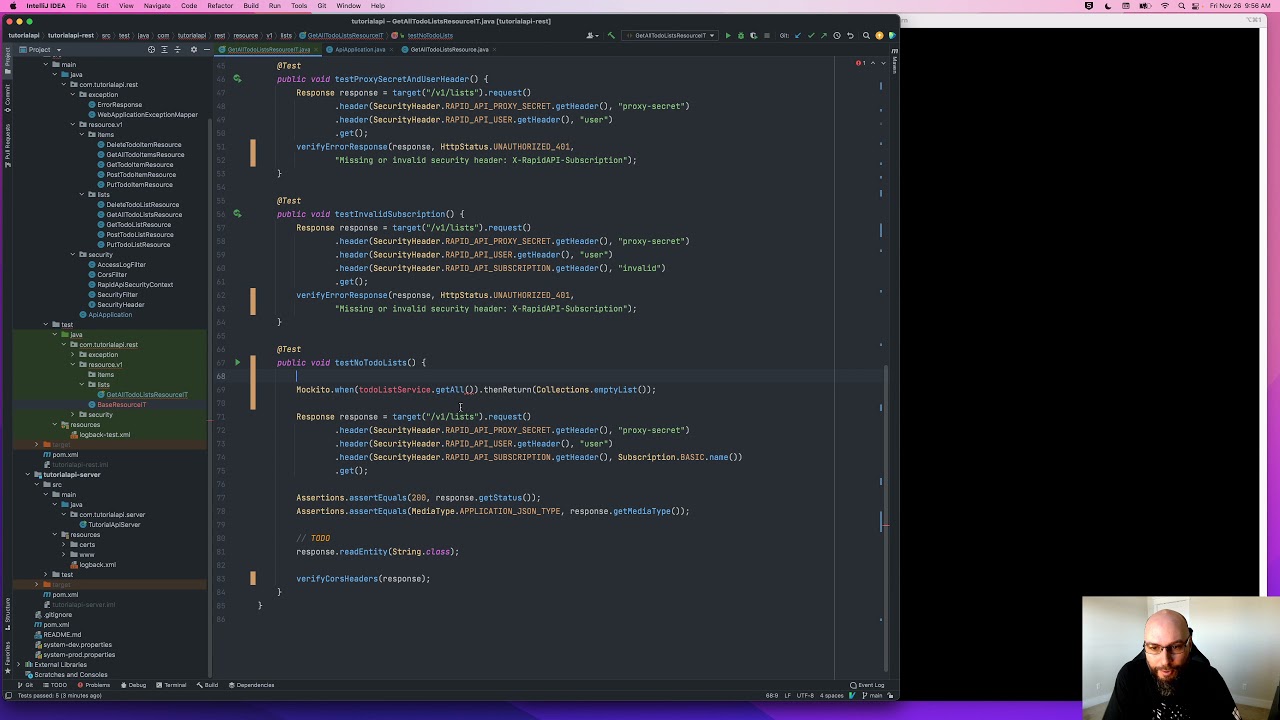 API Tutorial (Java) - Part 29: REST Integration Tests