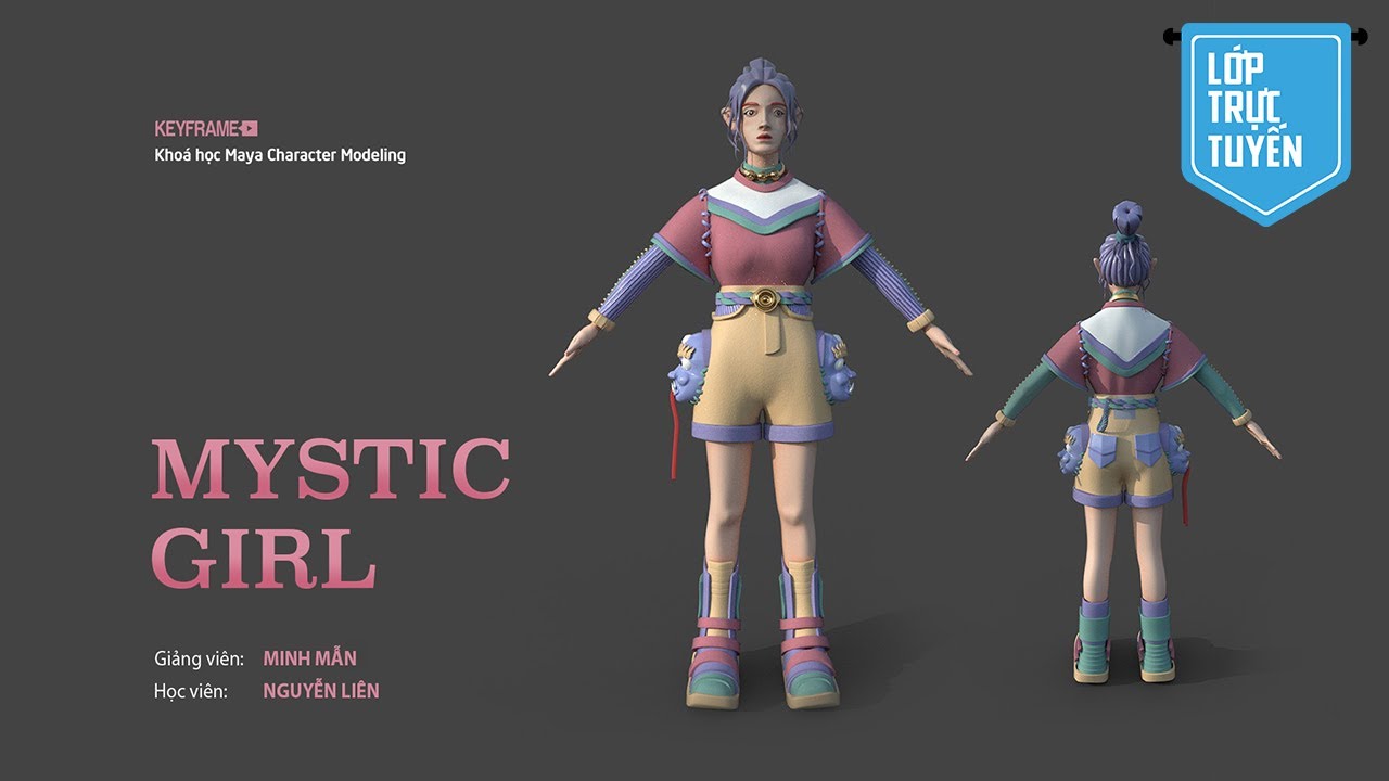 Khoá học Maya Character Modeling - Keyframe
