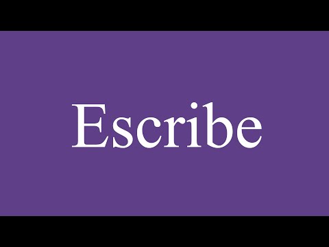 How To Pronounce ''Escribe'' (Writes) Correctly in Spanish