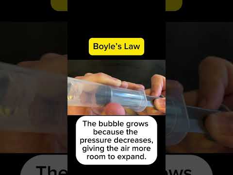 Boyle’s Law #physics #boyleslaw #science #air #lab #middleschool #highschool #sciencecamp #shorts