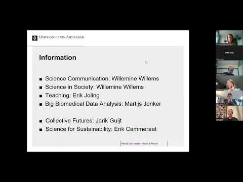 Recording Information Session Majors and Minors - UvA Master's Week - 22 November 2023