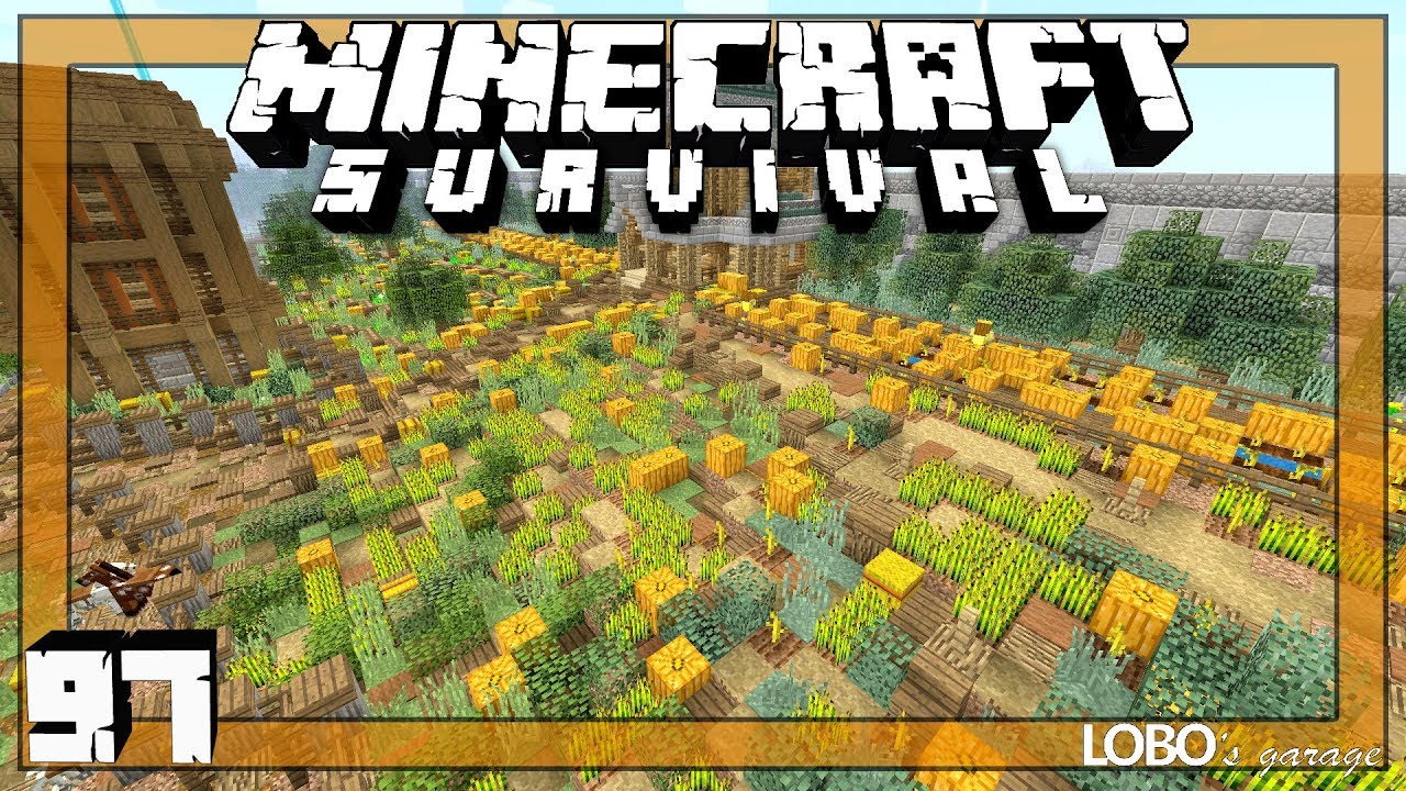 Minecraft Survival 97 | LANDSCAPING THE FARM DISTRICT | Luna SSP