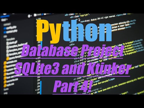 SQLite3 Database GUI, Organization, and Updates - Ktinker Database Project Series #4!