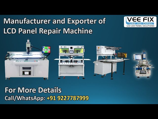 LCD TV Panel Repair Bonding Machine - LED TV Panel Repair Bonding Machine Manufacturer from Rajkot