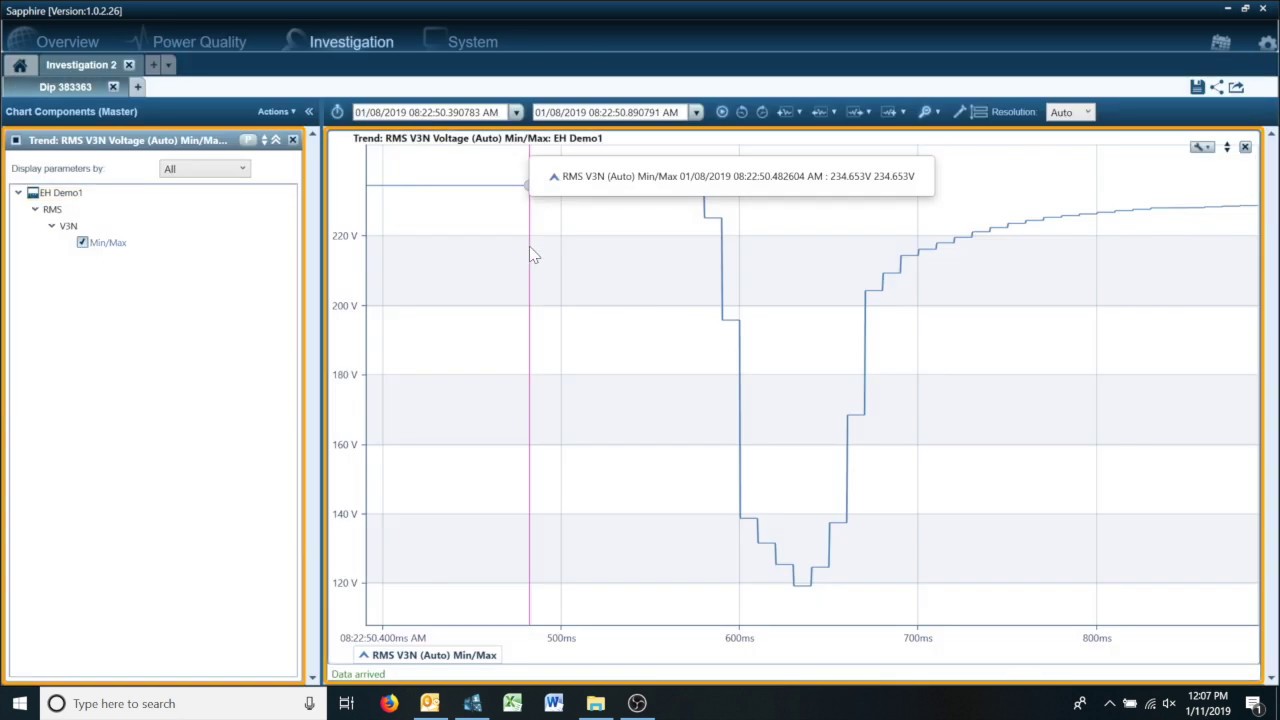 PQ Events From Continuous Recording in the Power Management Software by Elspec Quick Tip