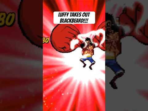 Luffy VS Blackbeard!!! #onepiece #mugen #shorts #anime #gaming #entertainment #jazioxmugen #luffy