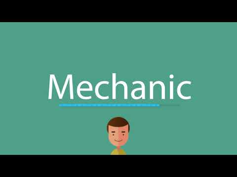 Mechanic pronunciation